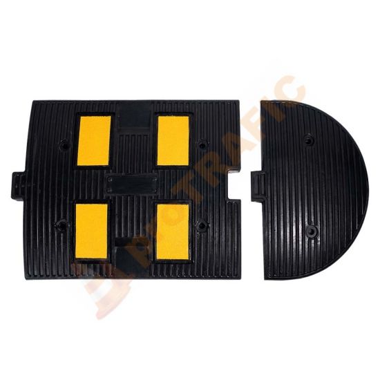 Limitator de viteza 500 x 400 x 40 mm, din cauciuc » protrafic.ro ...